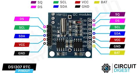 Arduino Ds1307 Rtc Module Tutorial How Ds1307 Works And Interfacing It With Arduino