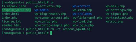 Penting Hapus File Sql Dan Zip Setelah Migrasi Web Ahmad Zafrullah