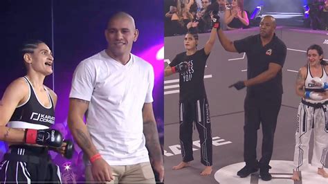 Alex Pereiras Sister Aline Scores Another Ko Win Via Left Hook At