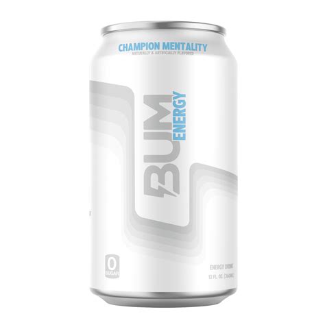 Raw Nutrition Bum Energy Drink 112 Mg Natural Caffeine Champion