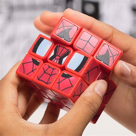 The Official Rubiks Cube Products Rubiks Spider Man Cuber