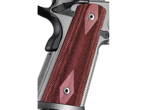 Hogue Grips 1911 Government Commander Extended Magwell Ambidextrous