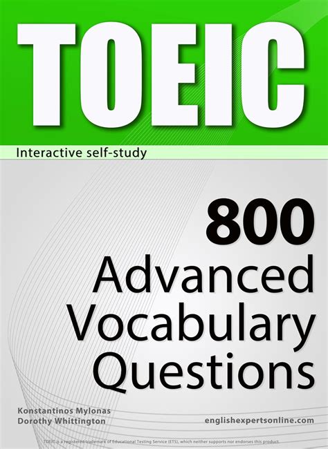 Amazon Toeic Interactive Self Study 800 Advanced Vocabulary