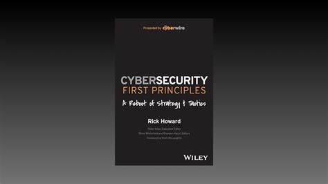 cybersecurity first principles 1st edition