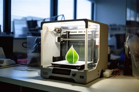 3d Printer Creating An Object Prototype In Laboratory Generative Ai