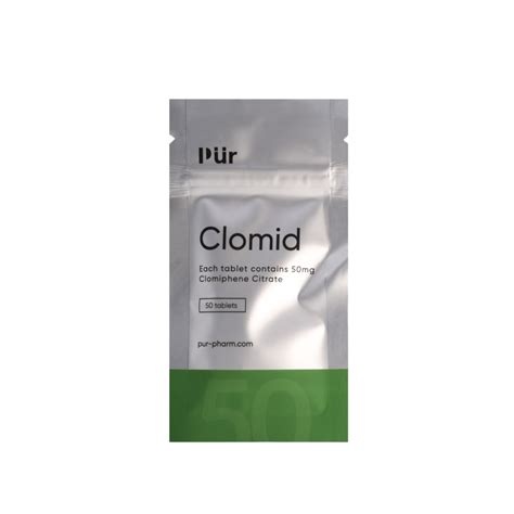 Clomid 50 Tablets Of 50mg By Pür Brand Pct Essential For