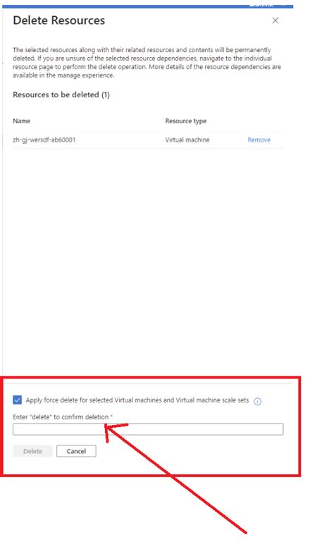 How To Delete A Vm With Unknown Status Microsoft Qanda