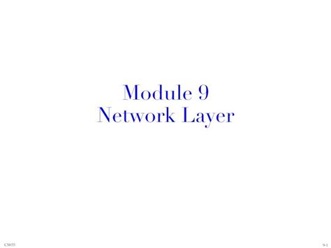 pdf module 9 network layertozsu courses cs655 course notes 9w… · x 25 ethernet packet