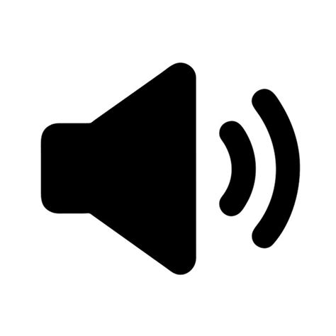 소리 아이콘 픽토그램 프리미엄 Ai 생성 벡터