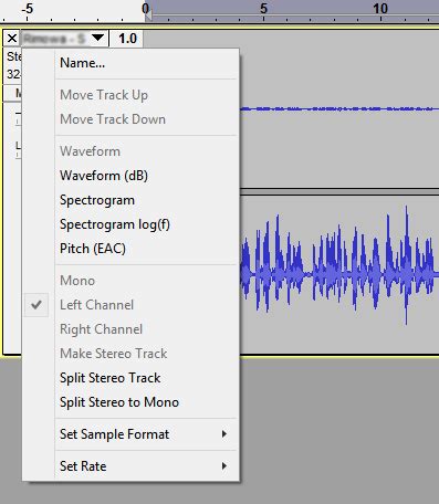 Create A Stereo Track Of One Track From A Stereo Track Using Audacity Brian Prom Blog
