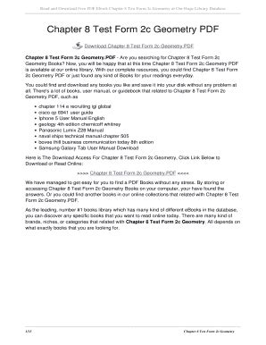 Fillable Online Evolvernetwork Chapter Test Form C Geometry PDF Evolvernetworknet Fax Email