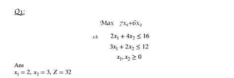 Solved By An Expert Q1solve This Using Simplex Method This Is ﻿a