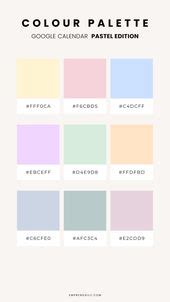 Cute Color Schemes With Hex Codes