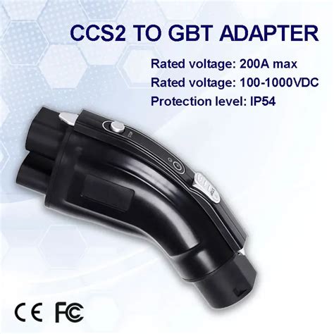 Electric Vehicle Car Ccs2 To Gbt Portable Ev Charger Adapter Ev Charger Connector Ccs2 To Gbt