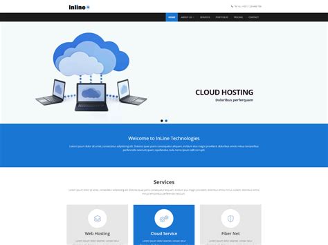 20 Free Web Hosting Templates Html5 Templatesjungle