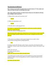 Extra Practice Midterm 2 Answer Key Extra Questions For Midterm 2 Note This Does Not Include