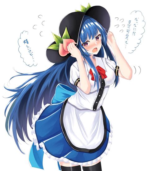 Hinanawi Tenshi Touhou Drawn By Saki Danbooru