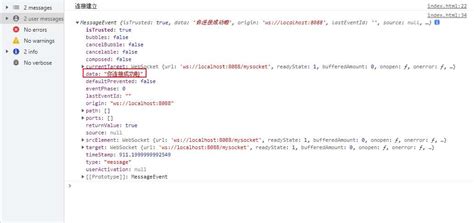 websocket 简单体验版 极客之音