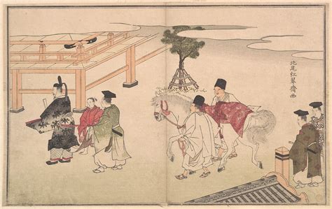 Kitao Shigemasa Hakuba No Sechie Japan Edo Period 16151868