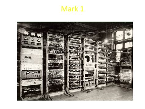 Ppt Evolution Of Electronic Calculators From Mark 1 To Eniac To