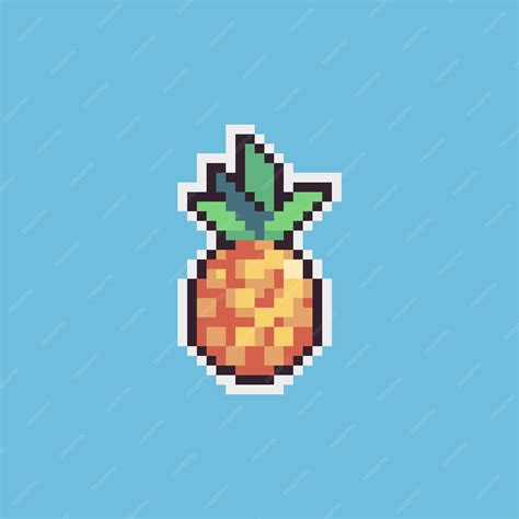 Premium Vector Fully Editable Pixel Art Vector Illustration Pineapple