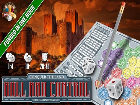 Kickstarter: Roll and Control – Juegos Roll & Write