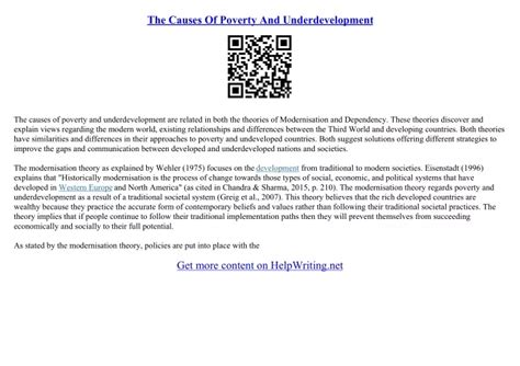 Ppt Causes Of Poverty Essay Powerpoint Presentation Free Download Id 12476056