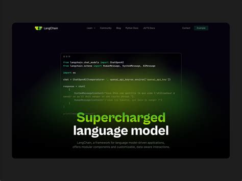 Langchain Landing Ui Rebranding 5 By Decrypt On Dribbble