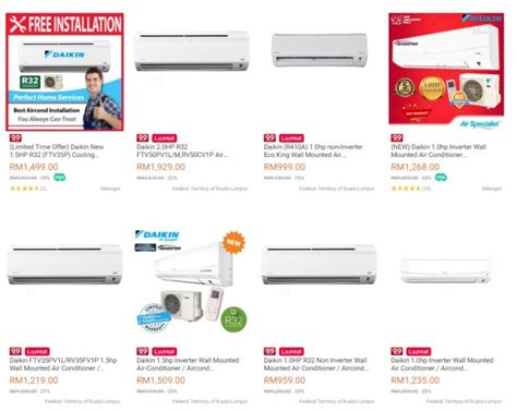 Aircond Murah Panduan Harga Jenama Terbaik Aircond Daikin