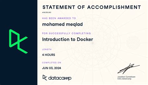 mohamed meqlad on linkedin docker datacamp continuouslearning