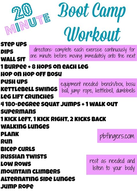 Intense Boot Camp Workouts