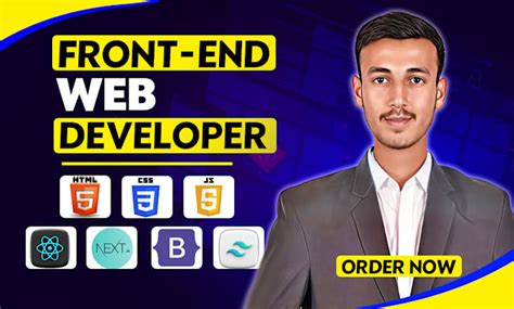Be Your Front End Web Developer Using React Js Htmlcss Javascript By Sudaiskhan7 Fiverr