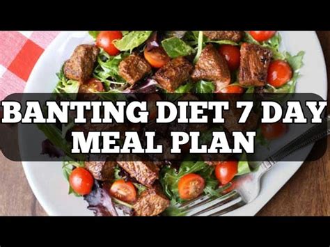 Banting 7 Day Meal Plan Recipes Segioter