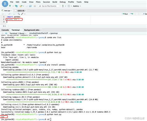 二R studio运行Python 怎么在r中创建python环境 CSDN博客