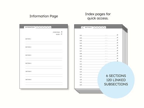 Ultimate Sectioned Notebook 18 Grid Version 120 Sections 600
