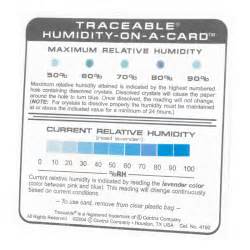 Traceable Humidity On A Card