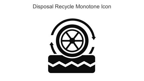 Disposal Recycle Monotone Icon In Powerpoint Pptx Png And Editable Eps Format PPT Example
