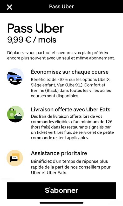Dernières Actualités Lancement Du Pass Uber De Reserve Et De