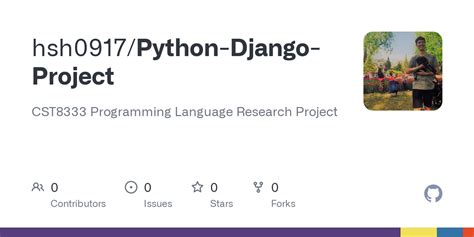 github hsh0917 python django project cst8333 programming language