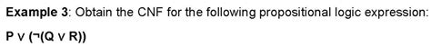 solved example 3 obtain the cnf for the following