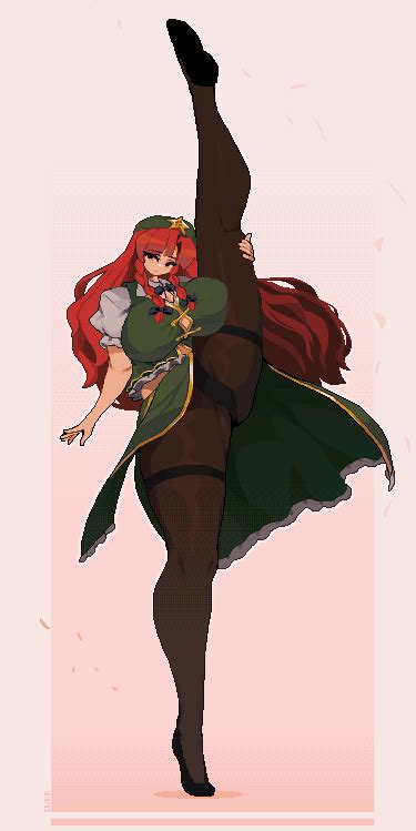 Hong Meiling Touhou Drawn By Crabb Danbooru