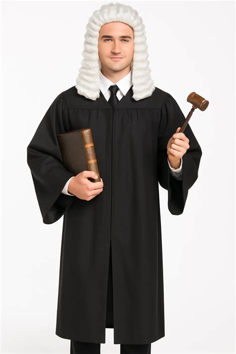 Adult Judge Robe Costume Accessory Black One Size