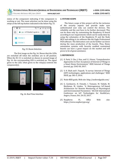 irjet raspberry pi and nodemcu based home automation system pdf