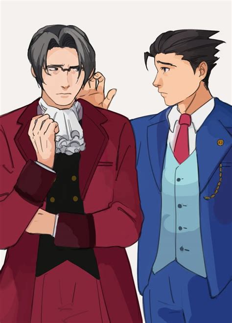 Pin By Ghostlyaberrations On Ace Attorney Phoenix Wright Ace Gay Art