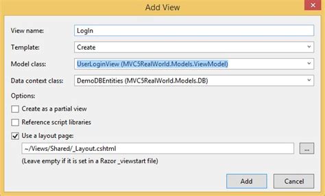 Aspnet Mvc 5 Building Your First Web Application Part 2 Codeproject