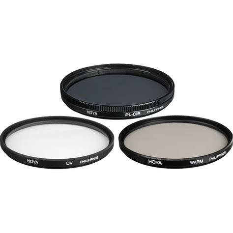 Hoya 77mm Introductory Filter Kit With Filter Pouch Ultraviolet Uv