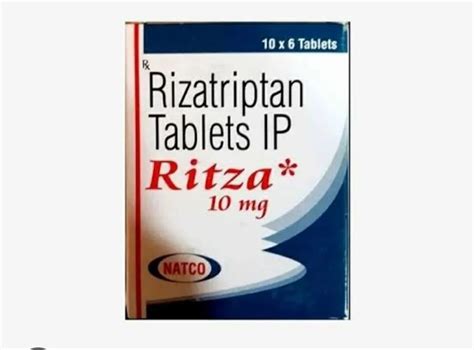 Ritza Rizatriptan 10 Mg Tablets Natco At ₹ 350 Stripe In Nagpur Id