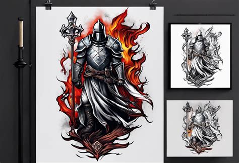Crusader Tattoo Ideas Tattoosai