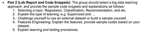 Solved Part 2 Lab Report And Code Snippets The Group
