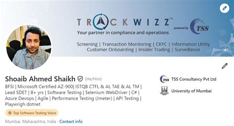 Shoaib Ahmed Shaikh On Linkedin Linkedin Softwaretesting Voice